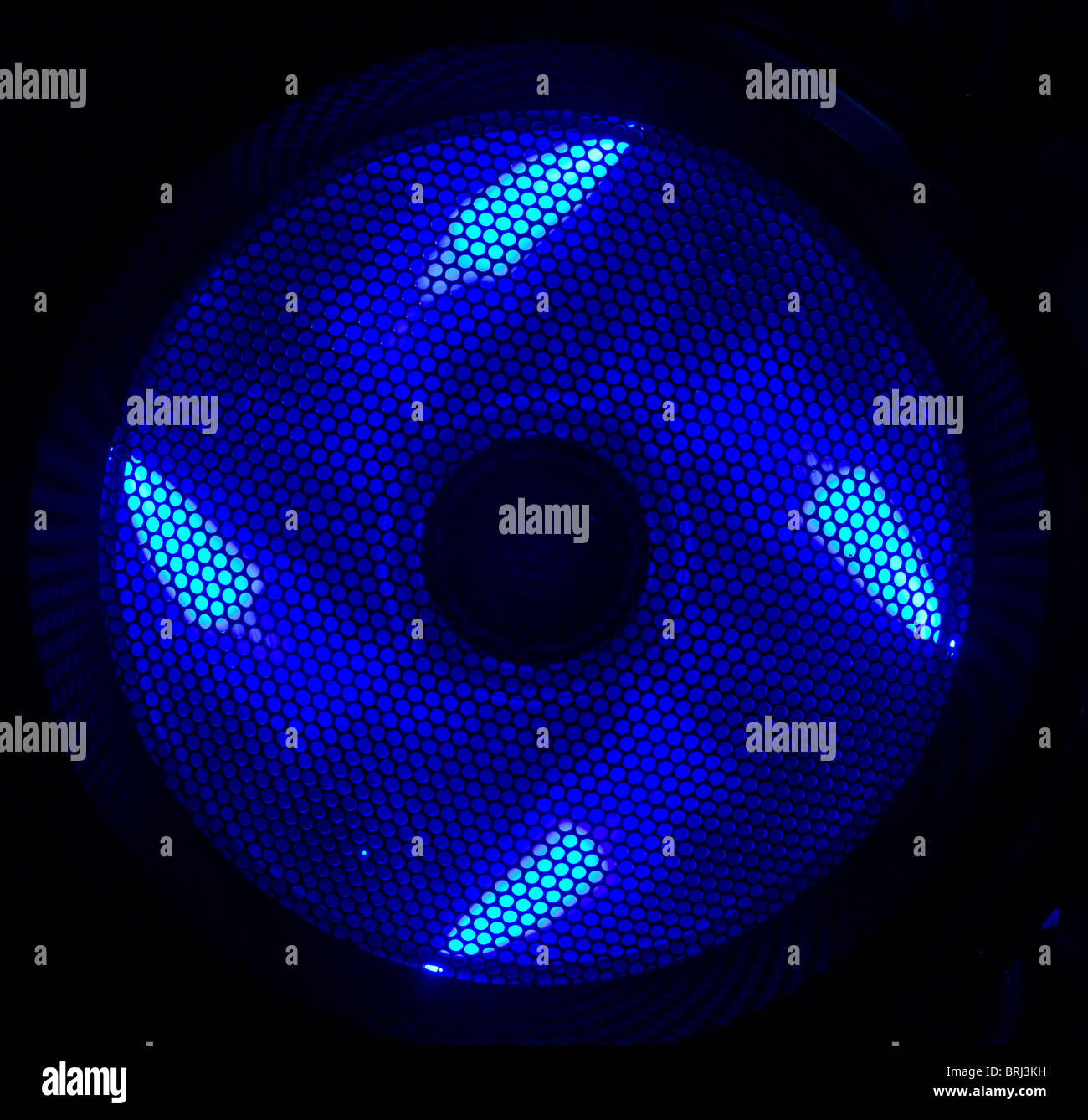 blue led fan Stock Photo - Alamy