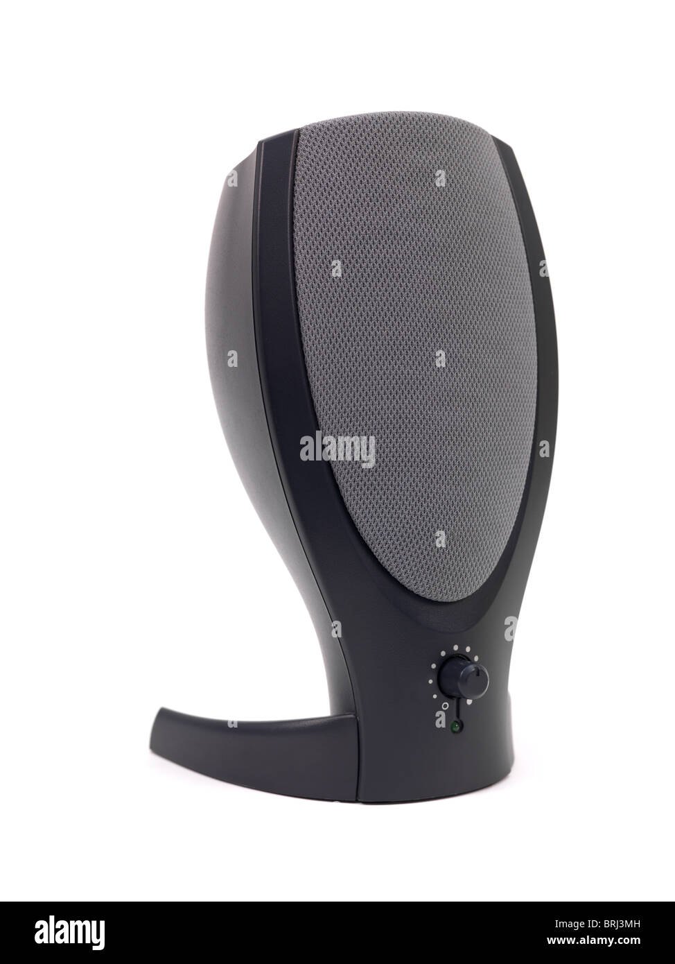 A computer speaker isolated against a white background Stock Photo - Alamy