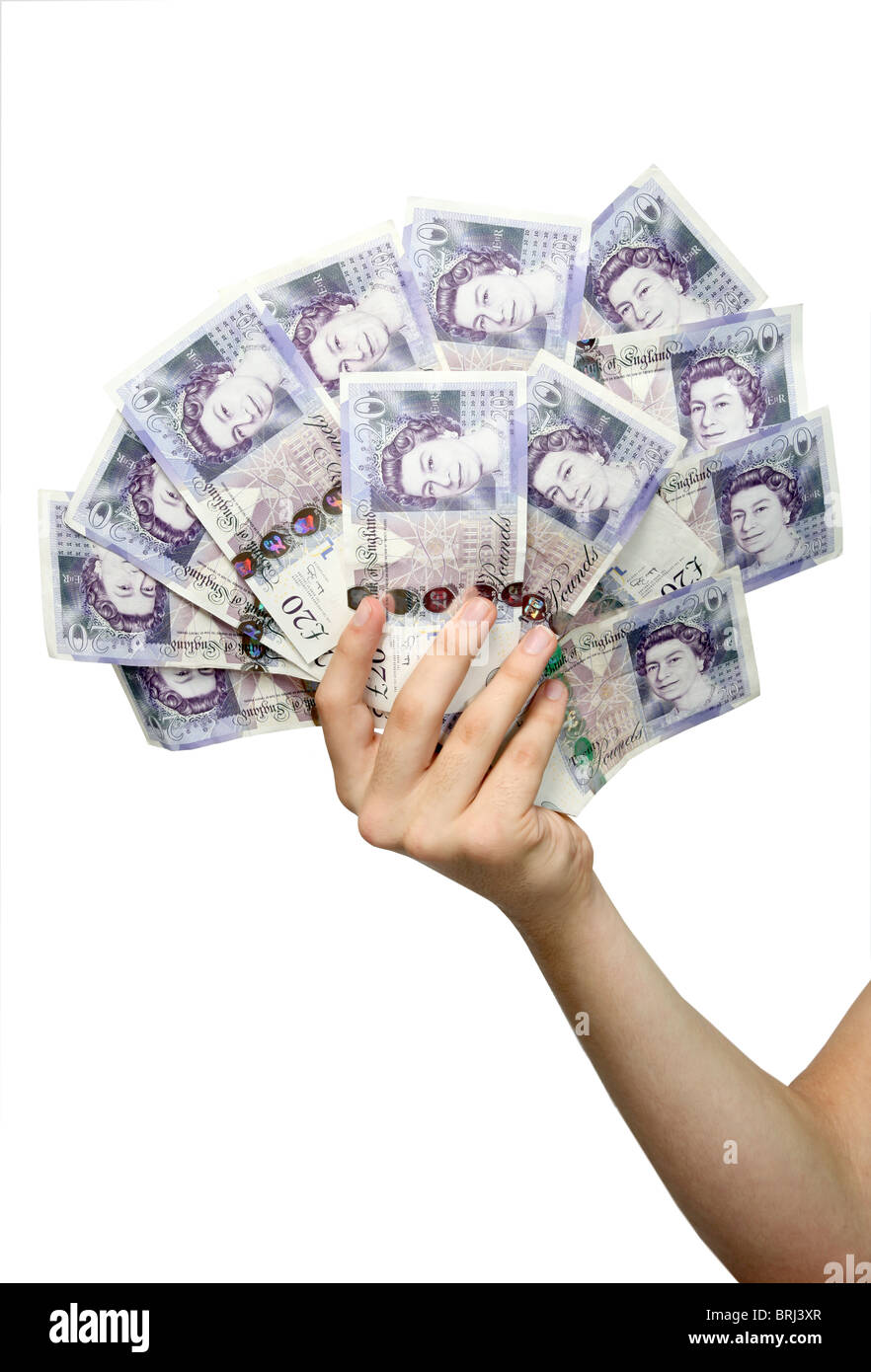 British cash notes hi-res stock photography and images - Alamy