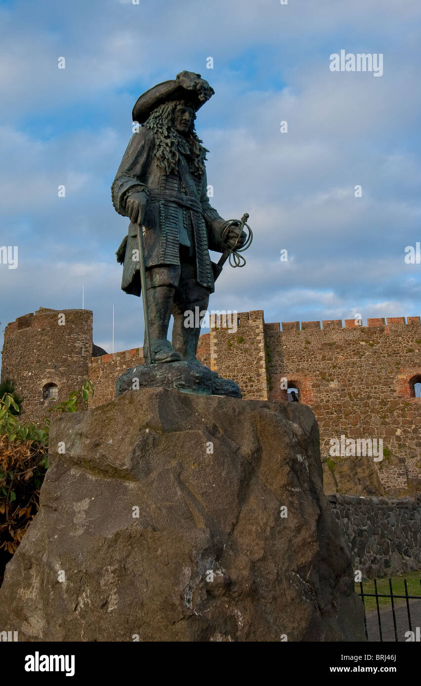 King William III Statue, Carrickfergus, Co Antrim, Northern Ireland ...