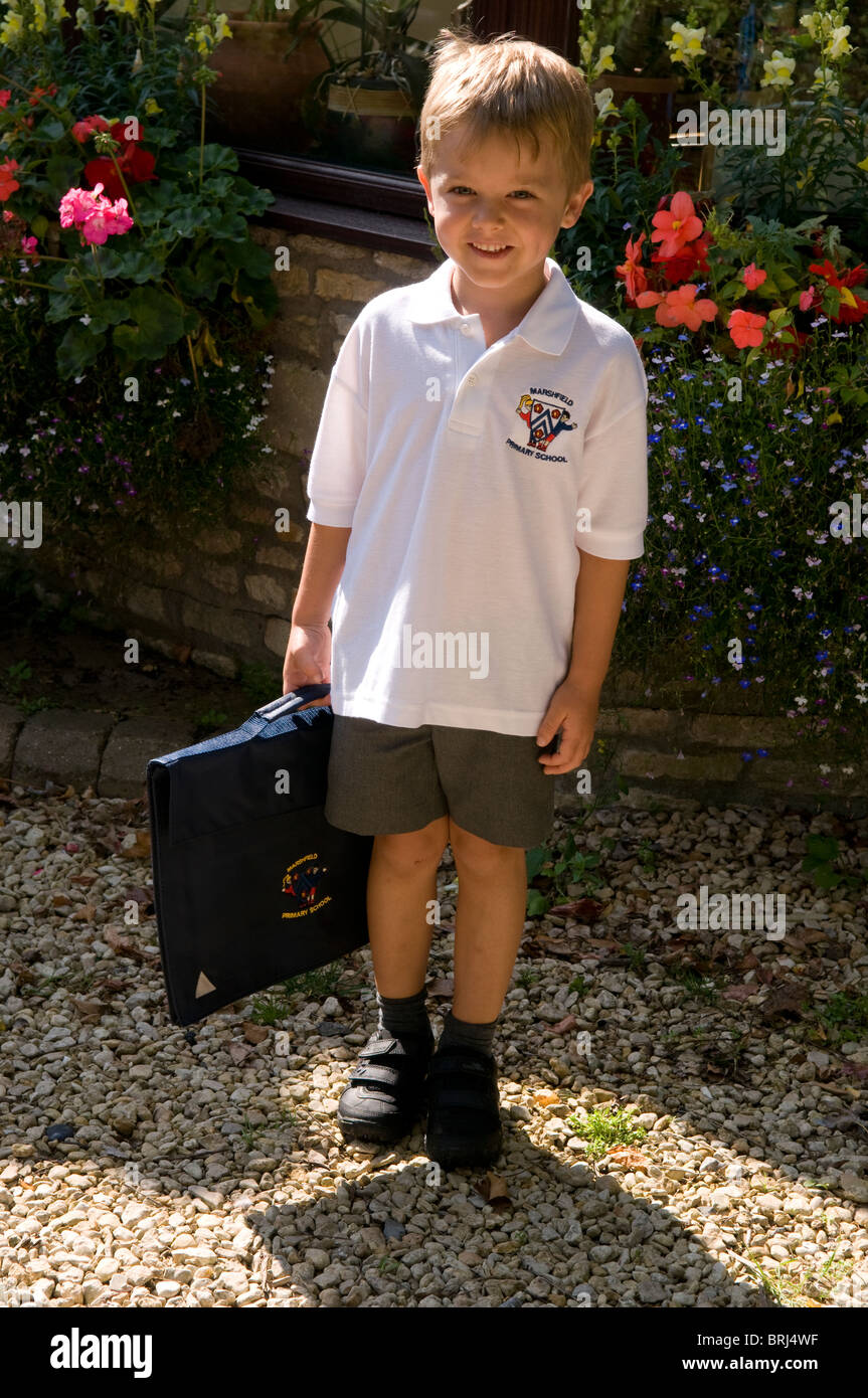 First day school boy hi-res stock photography and images - Alamy