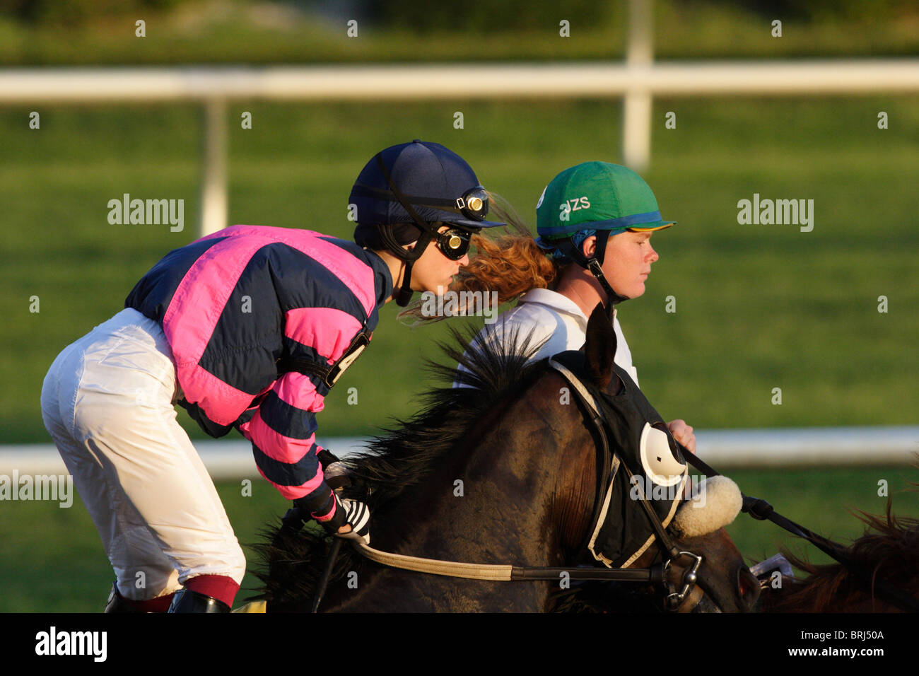 Jockey colonial downs racetrack new hi-res stock photography and images ...
