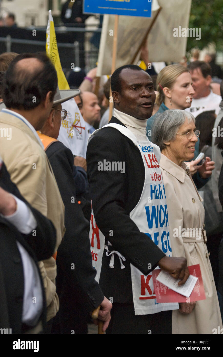 Man christian slogan hi-res stock photography and images - Alamy