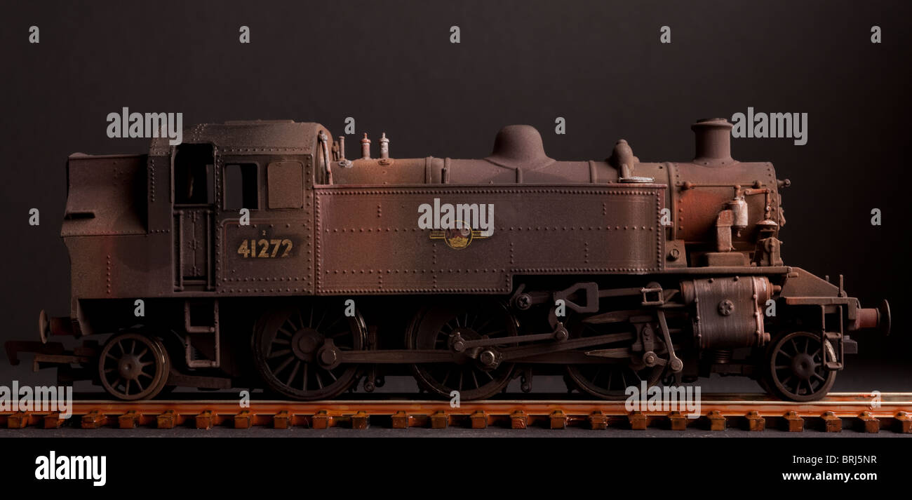 Ivatt Tank Engine Stock Photo - Alamy