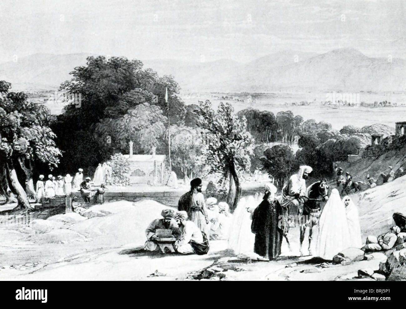 Babur (1480-1530), whose grave pictured here, was the founder of the ...