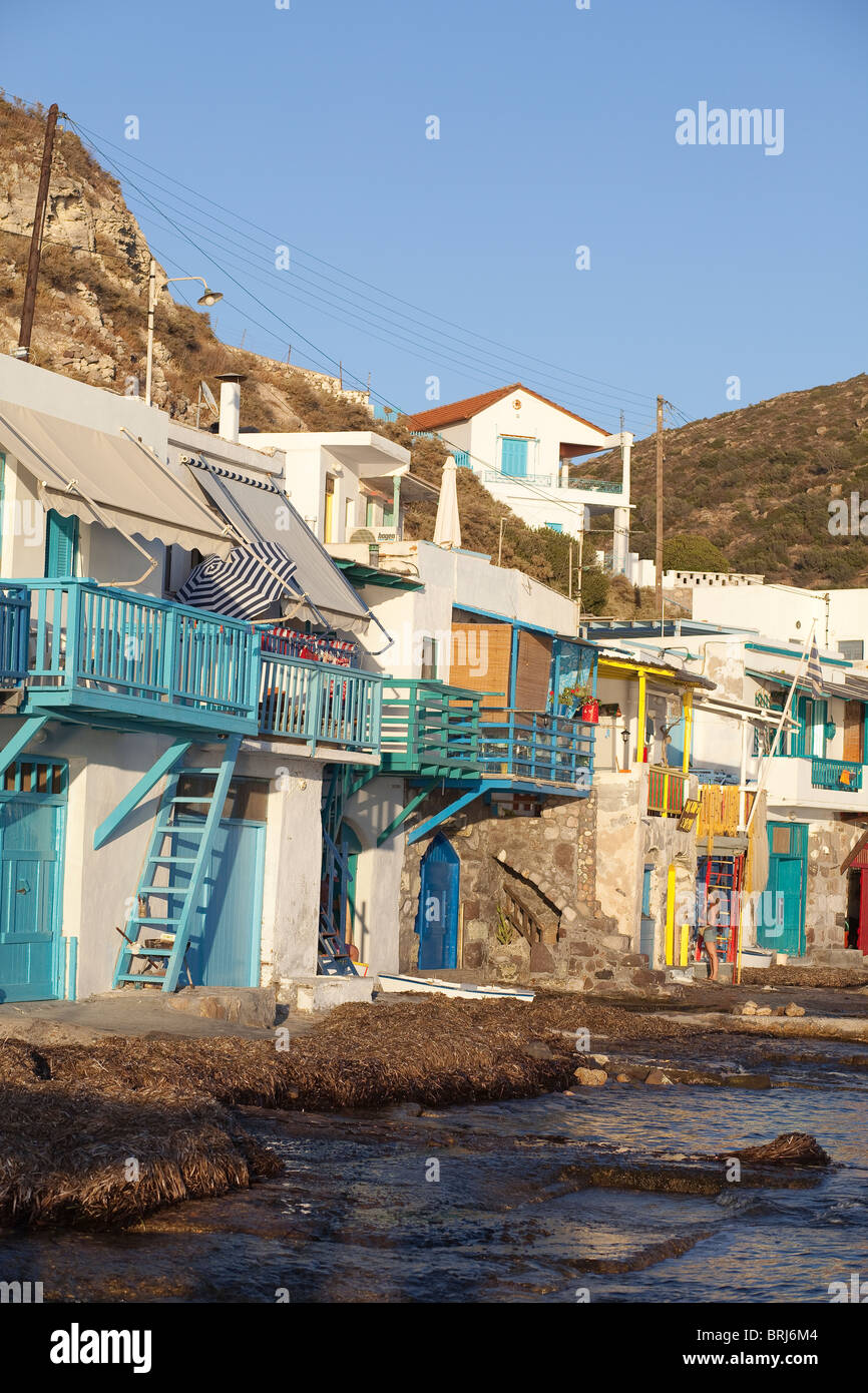 europe greece cyclades milos island klima colors hellenic spirit greek ...