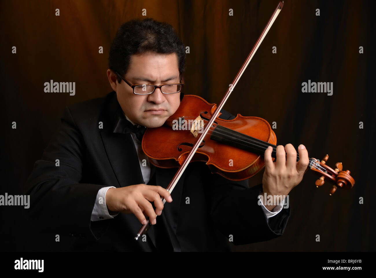 Merida, Yucatan / Mexico - November 20: Man playing the violin Stock ...