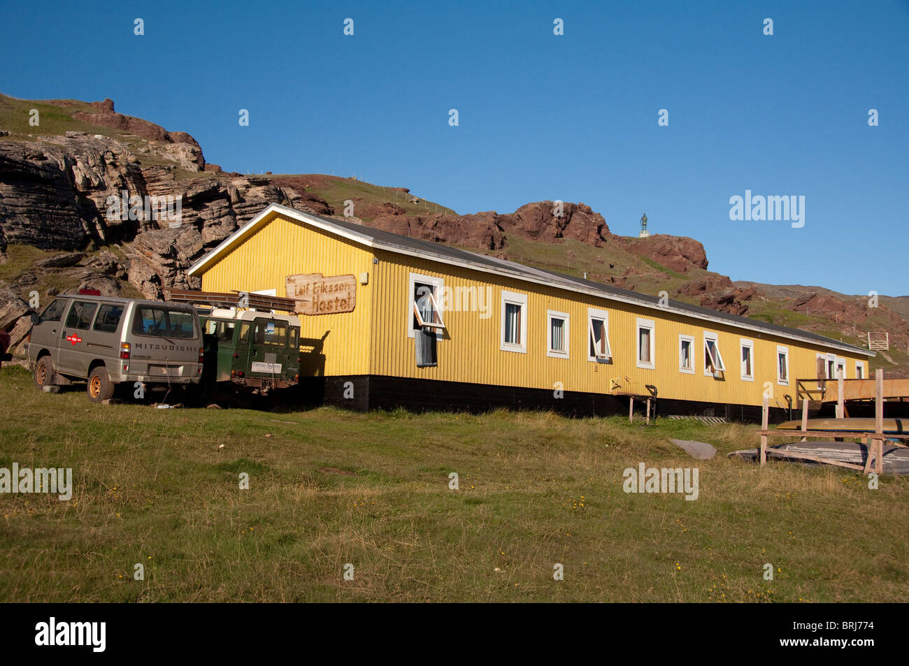 Greenland erics fjord brattahlid aka hi-res stock photography and ...