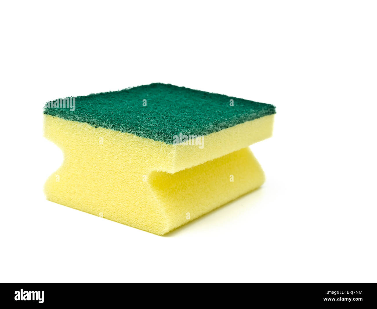 single sponge over white background, studio shot Stock Photo - Alamy