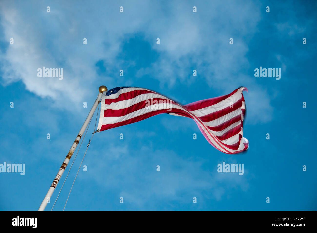 Banner blowing in wind hi-res stock photography and images - Alamy