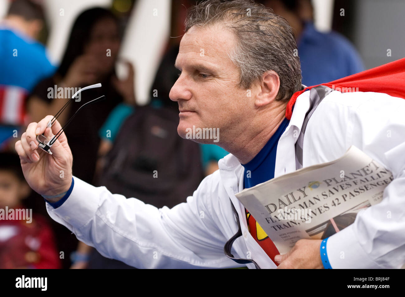 Superman dreamworks event beat guinness hi-res stock photography and ...