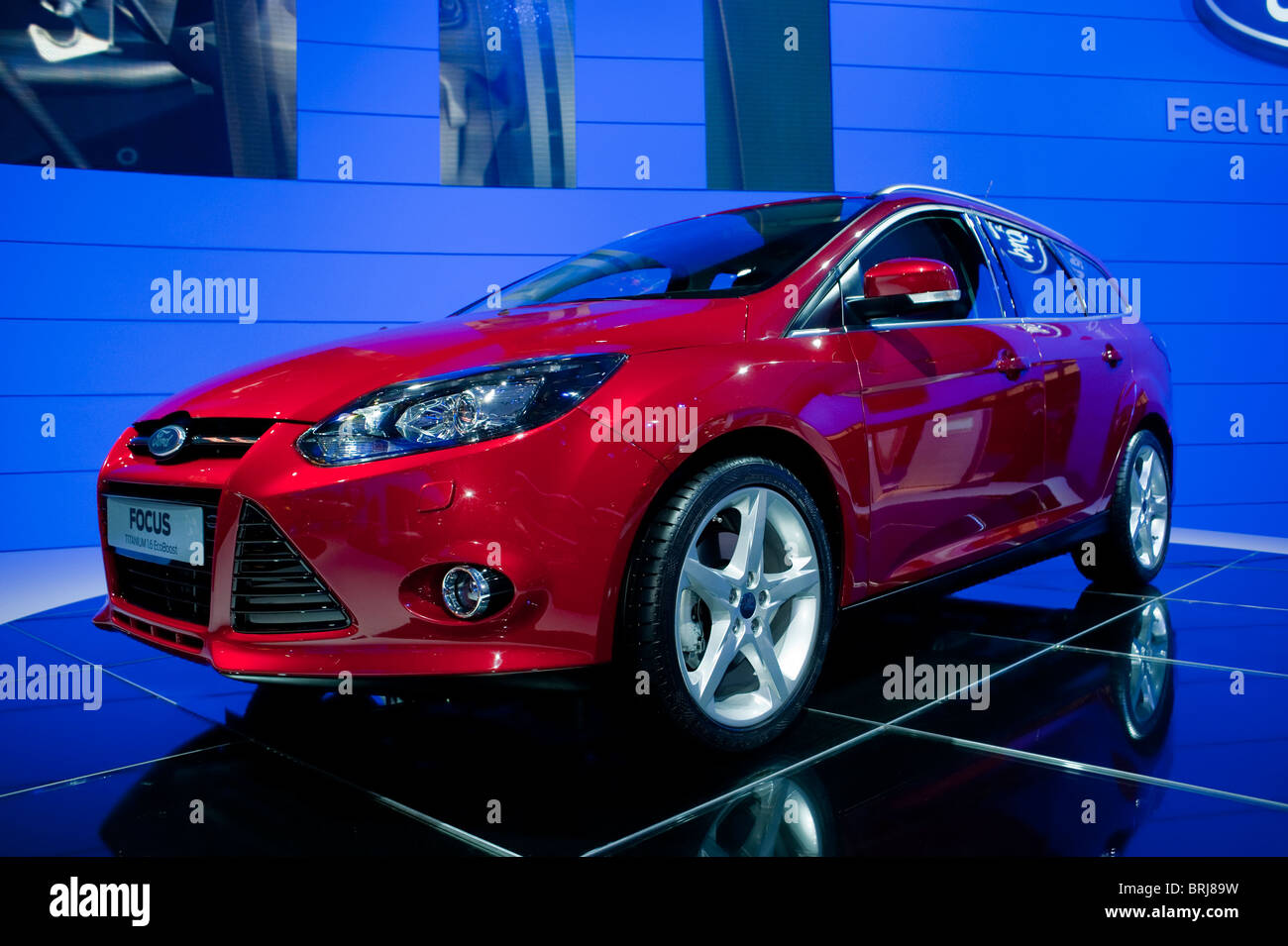 Paris, France, Display, Side View, Paris Car Show, Ford Focus Titanium ...