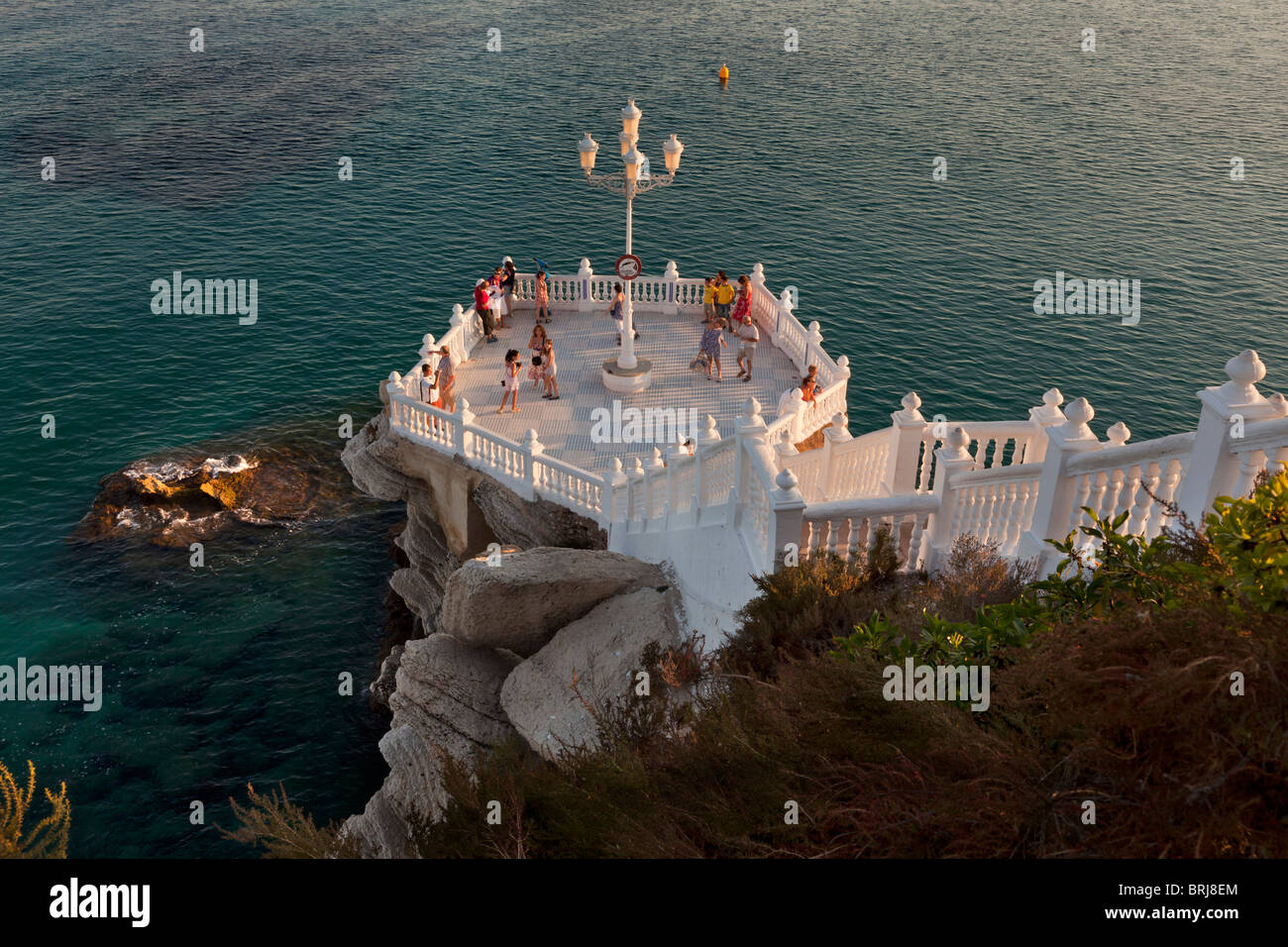 Viewing platform from Benidorm's Castle, balcony of the Mediterranean ...