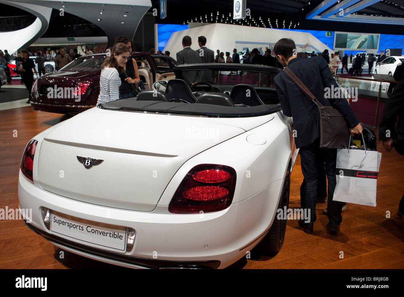 Paris, France, Paris Car Show, Bentley, Luxury Sedans, "Continental ...