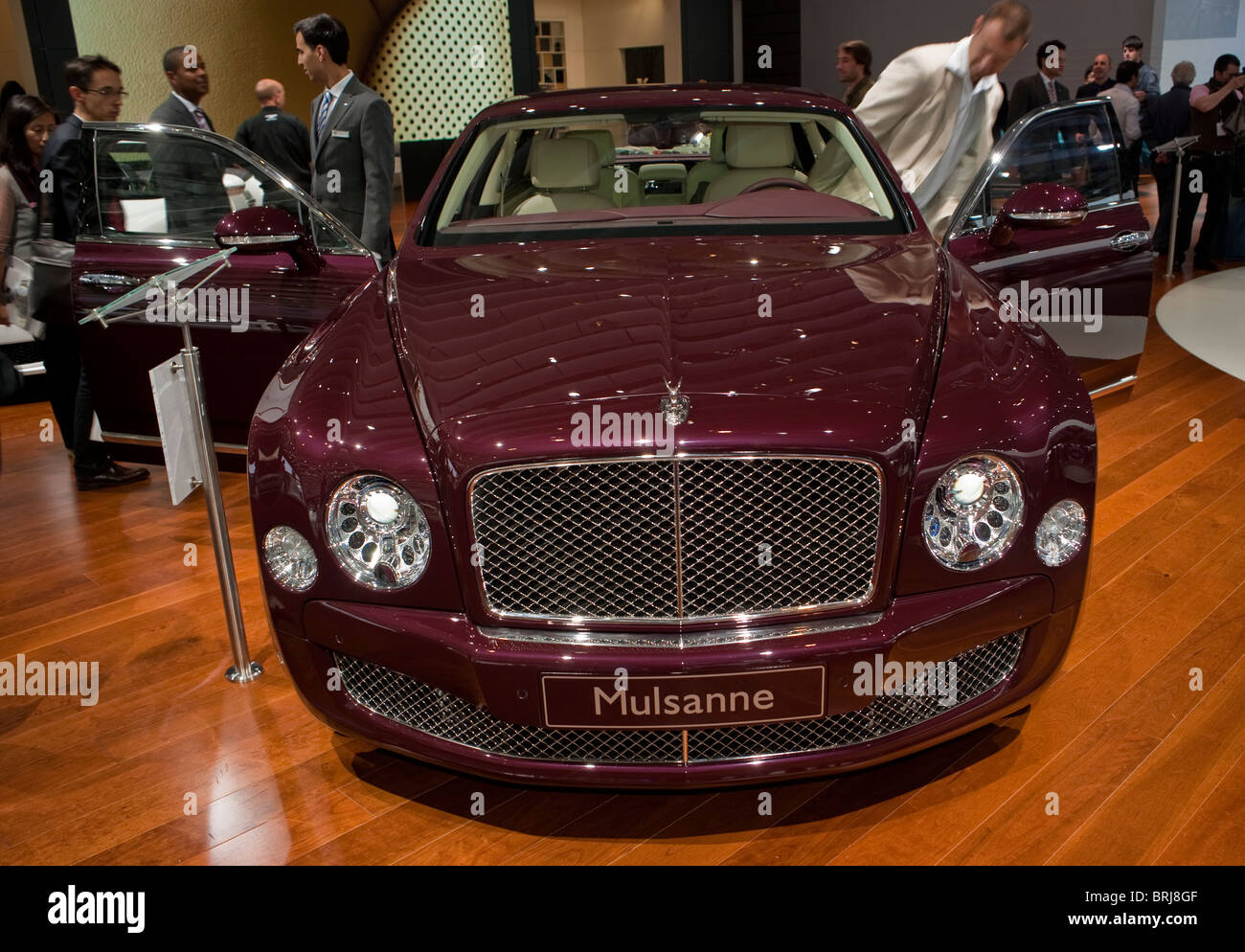 Paris, France, Paris Car Show, Bentley, Luxury Sedan, Mulsanne, Front ...