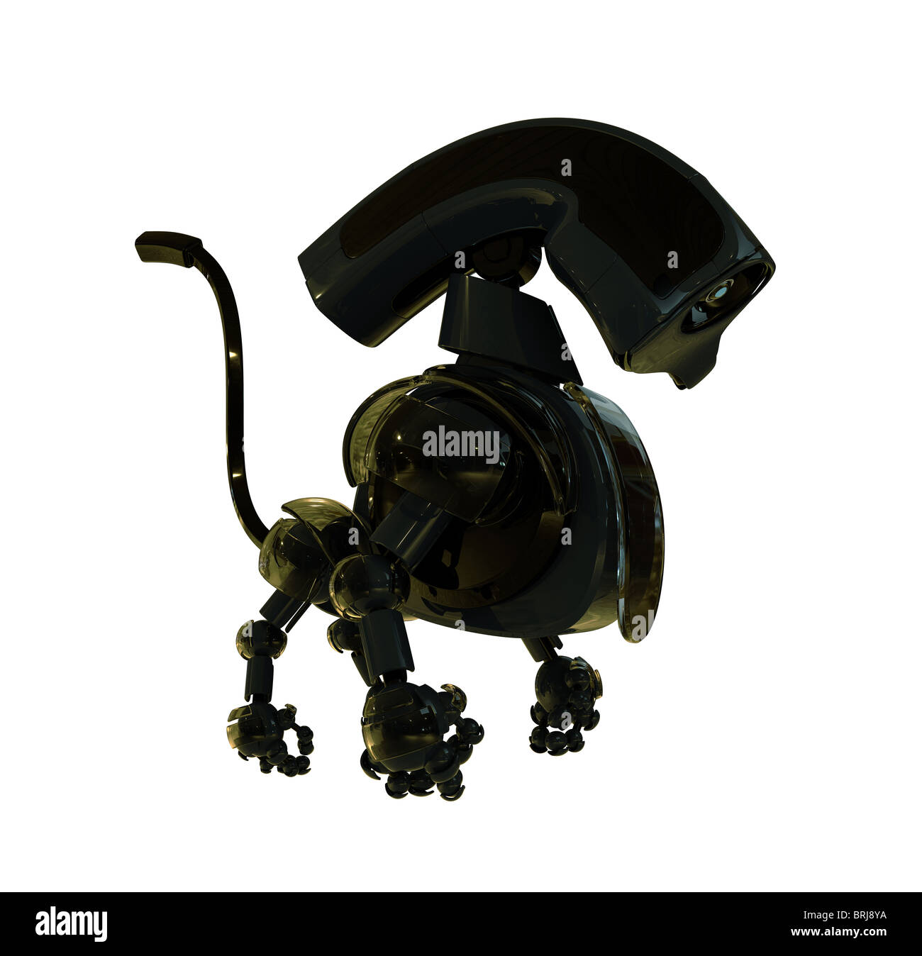 3d futuristic friend robot pet hi-res stock photography and images - Alamy
