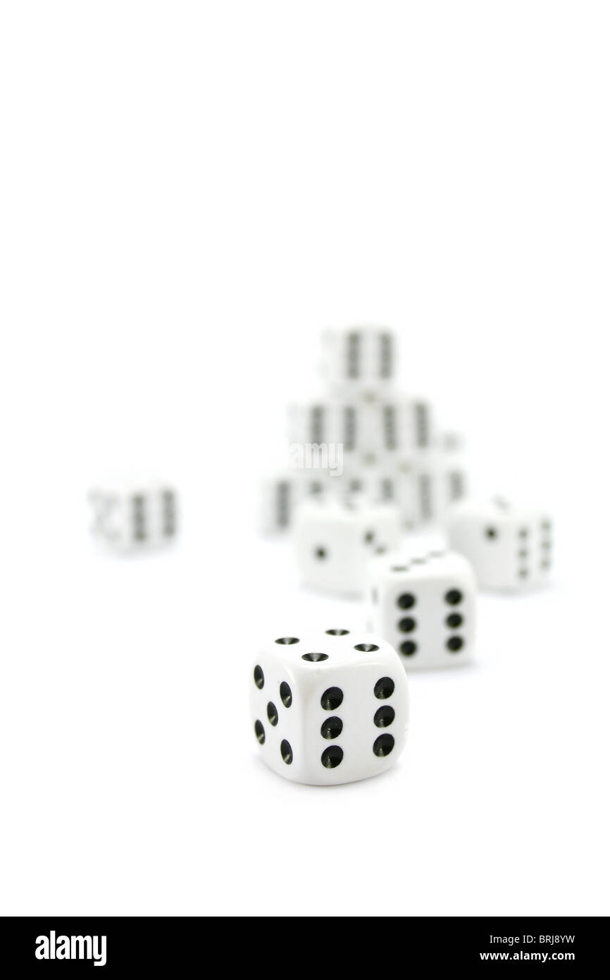 Numbers on white background Cut Out Stock Images & Pictures - Alamy