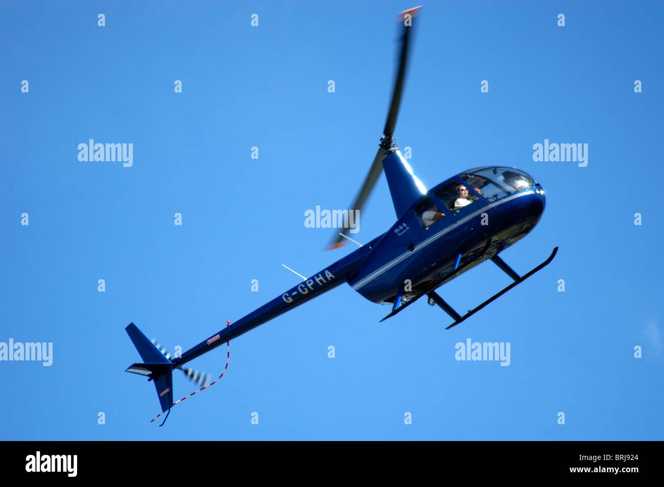 Helicopter in Flight Stock Photo - Alamy