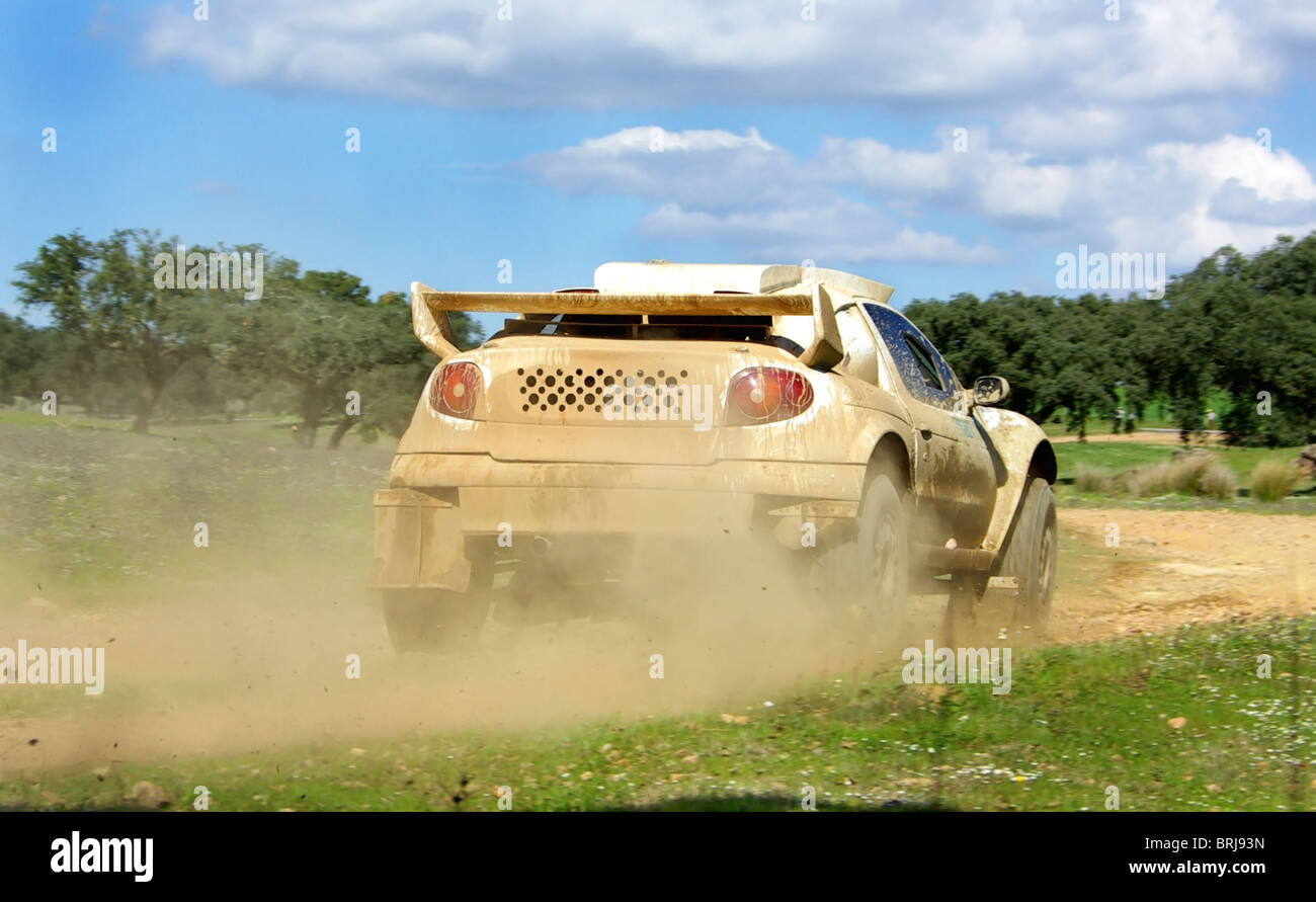 Rally car jump hi-res stock photography and images - Alamy