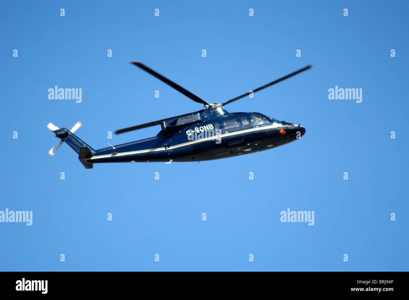 Helicopter in Flight Stock Photo - Alamy
