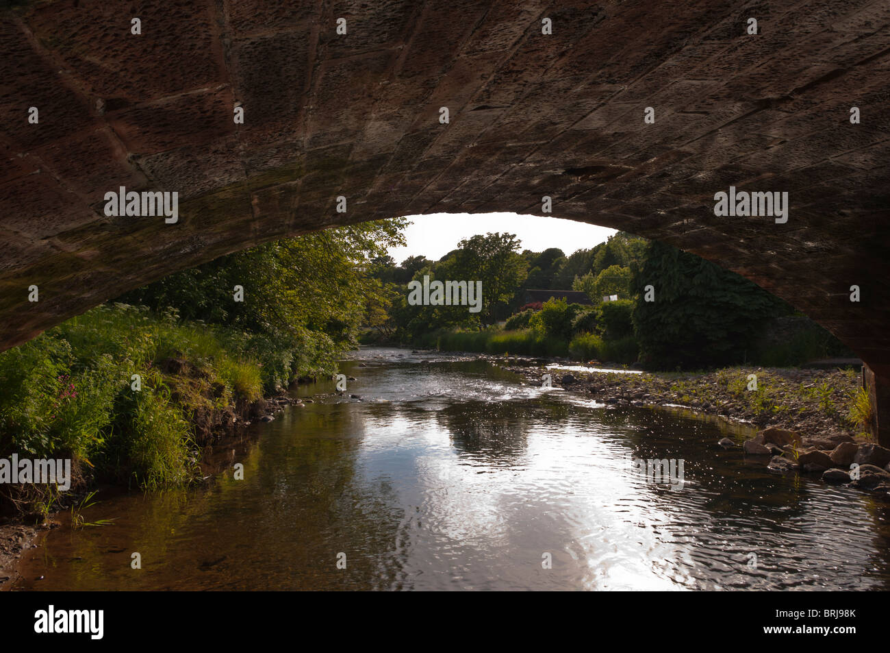 The river from under the bridge where Ken Fishburn was shot dead by ...