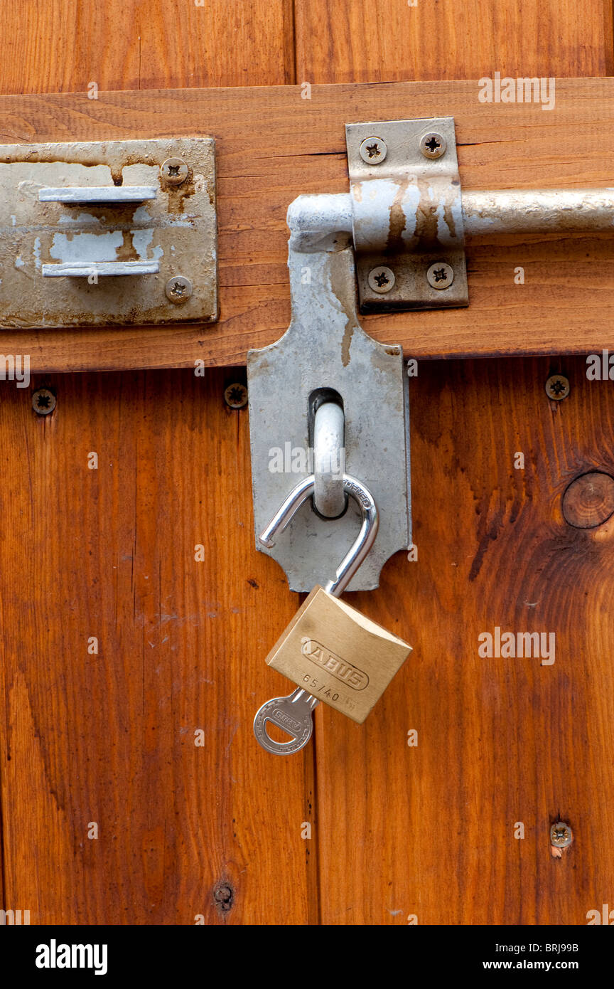 Fastened with padlock hi-res stock photography and images - Alamy