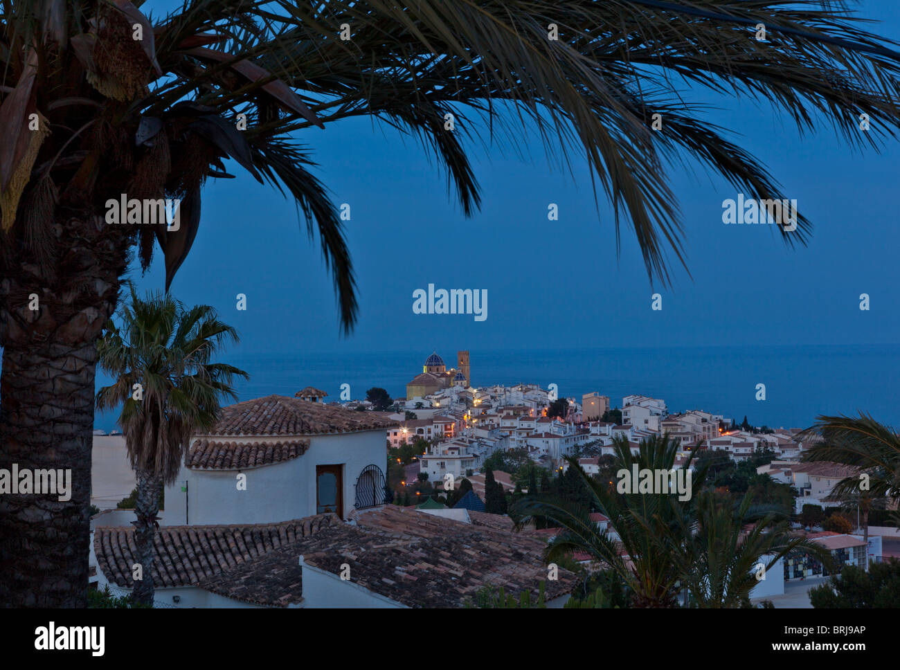 Altea with its church hi-res stock photography and images - Alamy