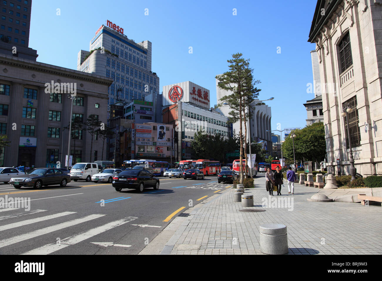 Myeong-dong, Myeongdong, Seoul, South Korea, Asia Stock Photo - Alamy
