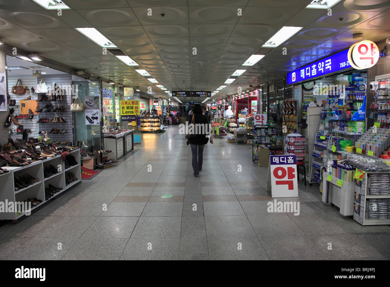 Underground Shopping Arcade, Myeong-dong, Myeongdong, Seoul, South ...