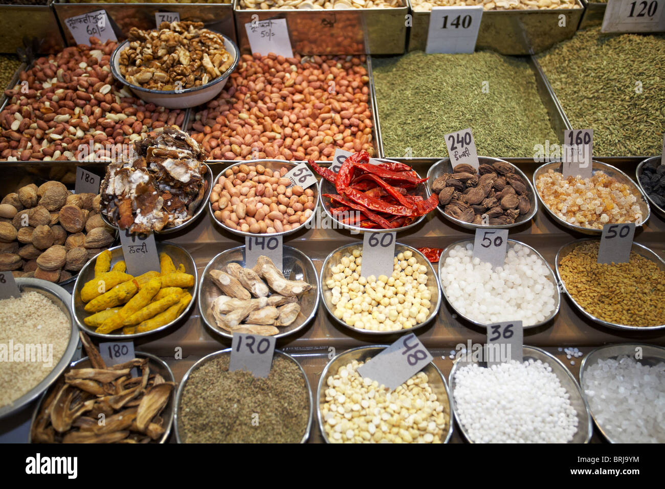 Spice market on Khari Baoli Rd, New delhi, India Stock Photo - Alamy