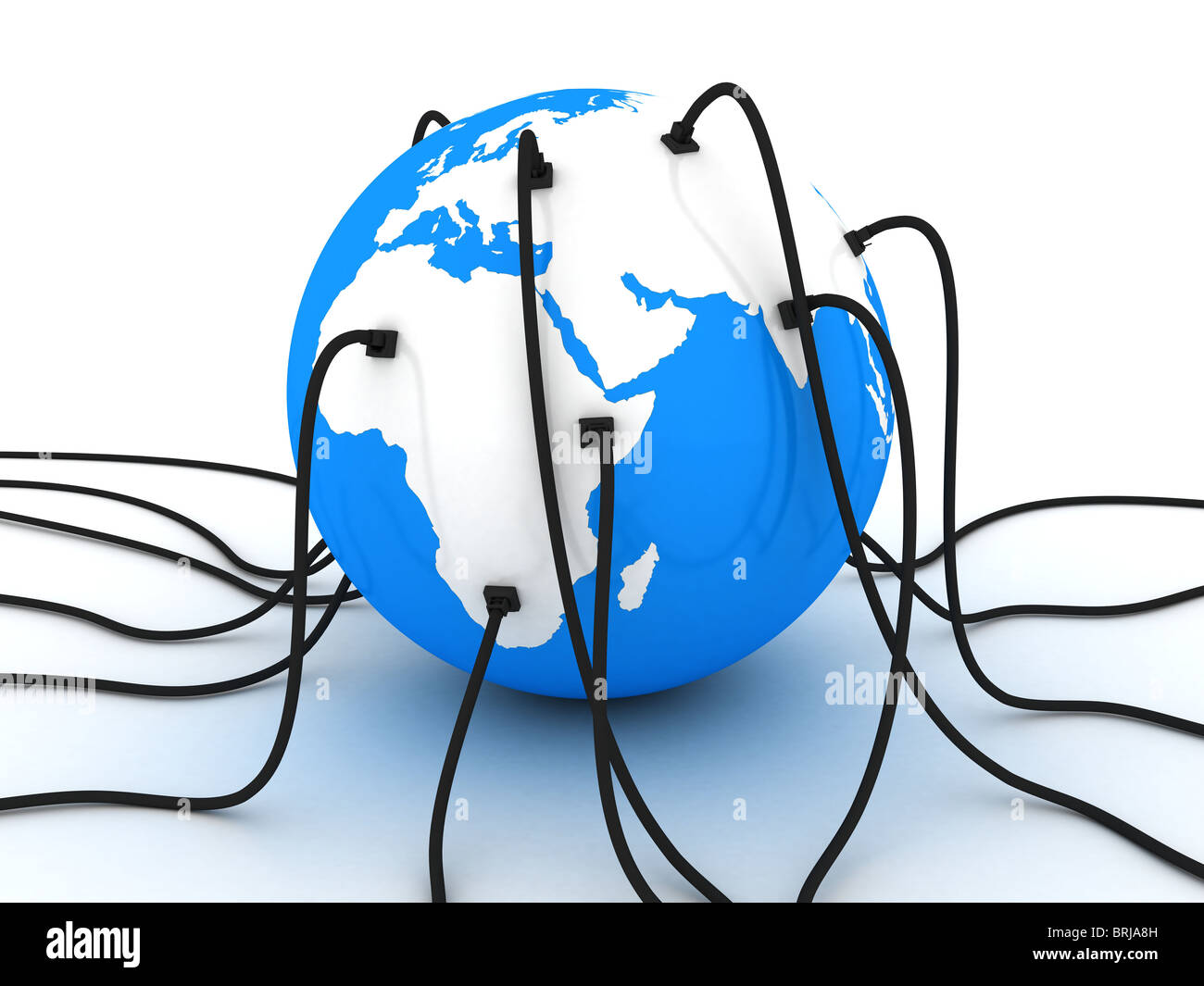 Cable and wireless map hi-res stock photography and images - Alamy