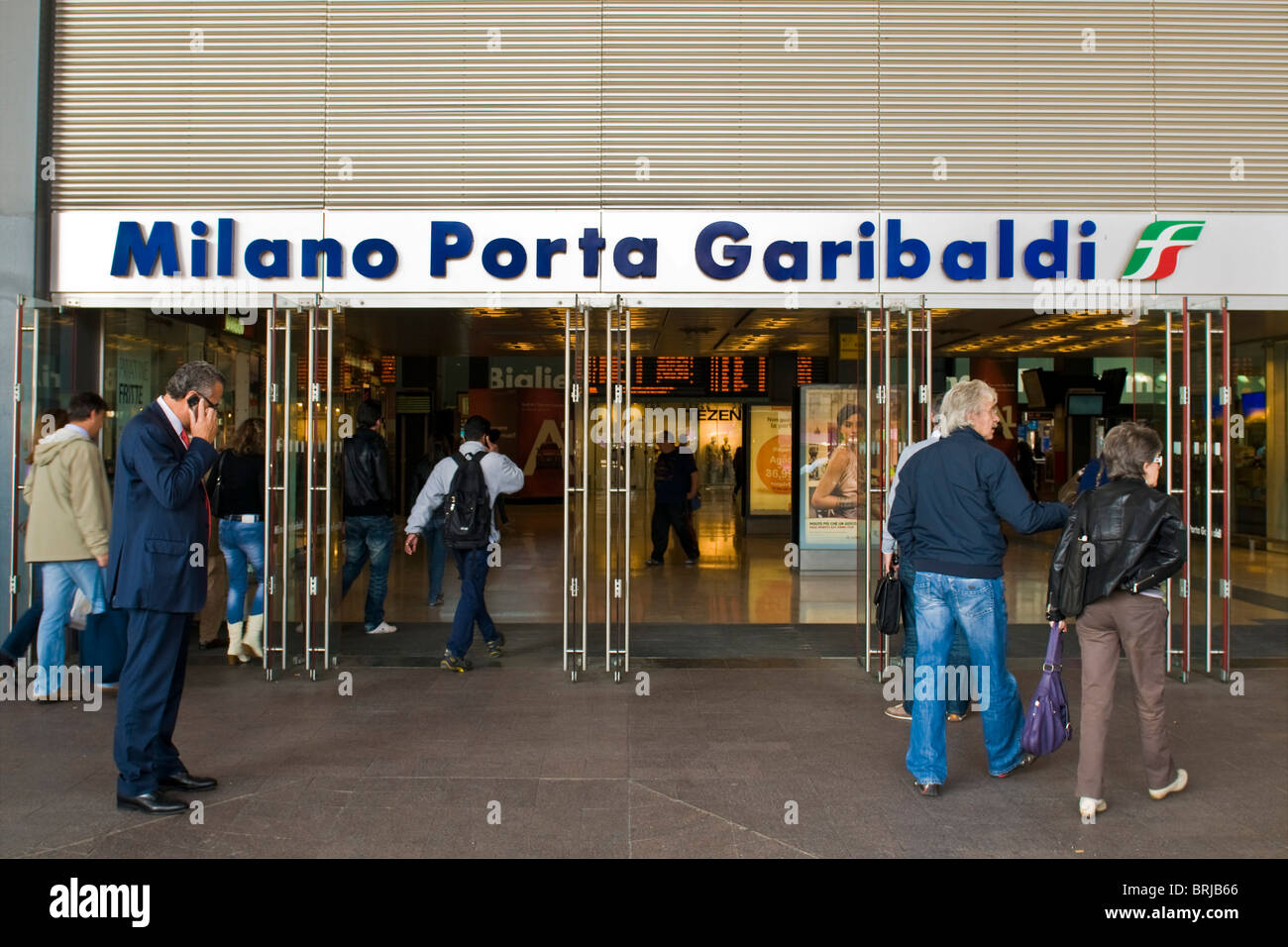 Porta Garibaldi railway station, Milan, Italy Stock Photo - Alamy
