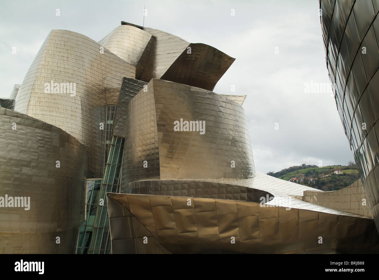 Detail of the architecture of Guggenheim museum Stock Photo - Alamy