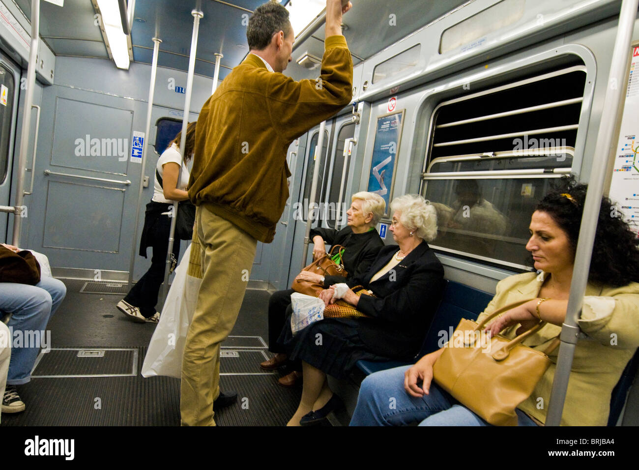 Subway, Milan, Italy Stock Photo - Alamy