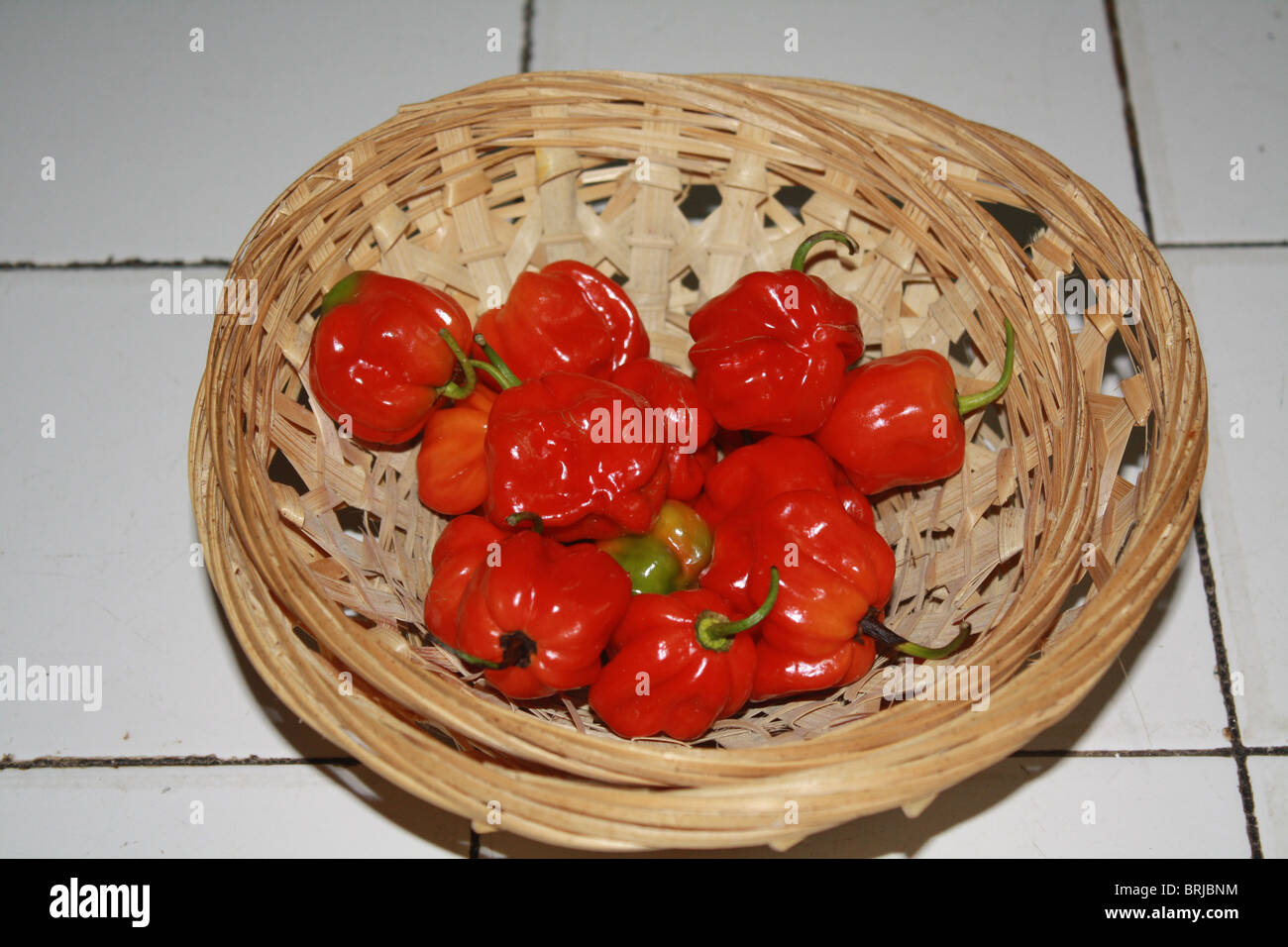 Caribbean red peppers hi-res stock photography and images - Alamy