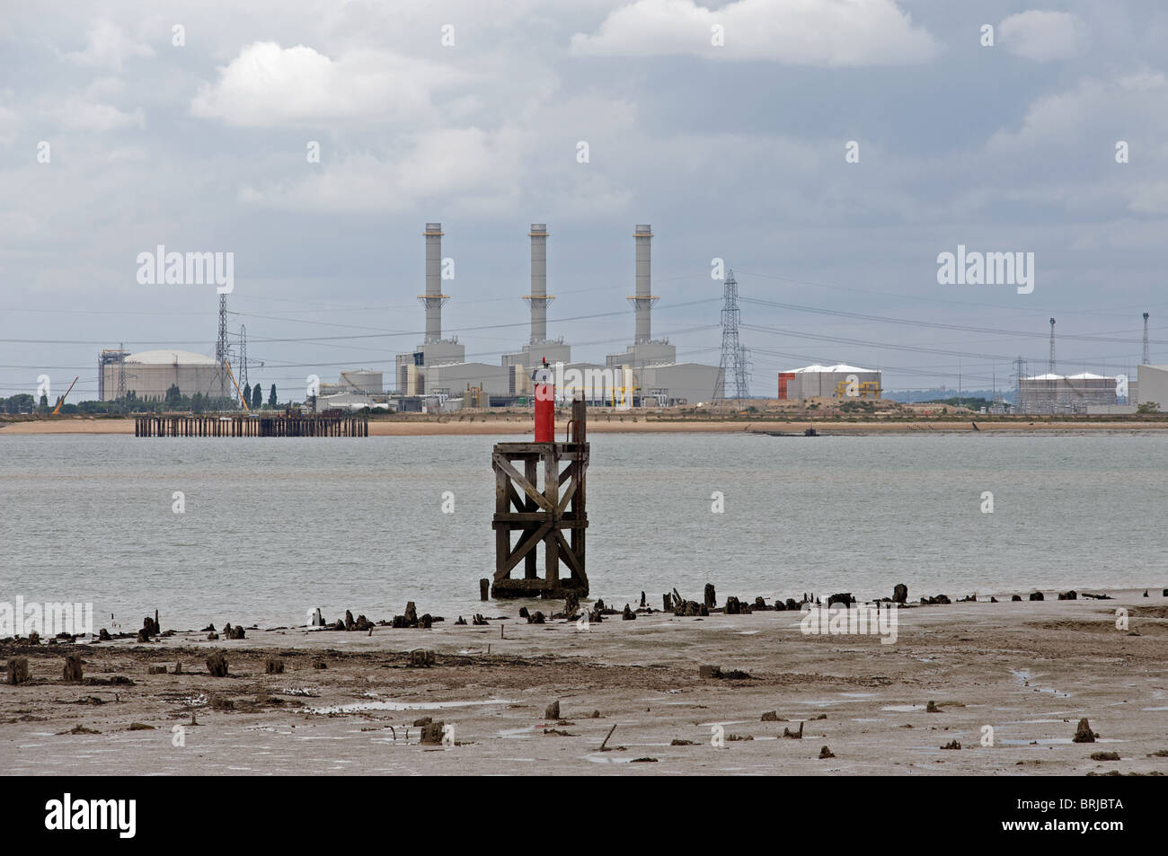 Gas-fired power station, UK Stock Photo - Alamy