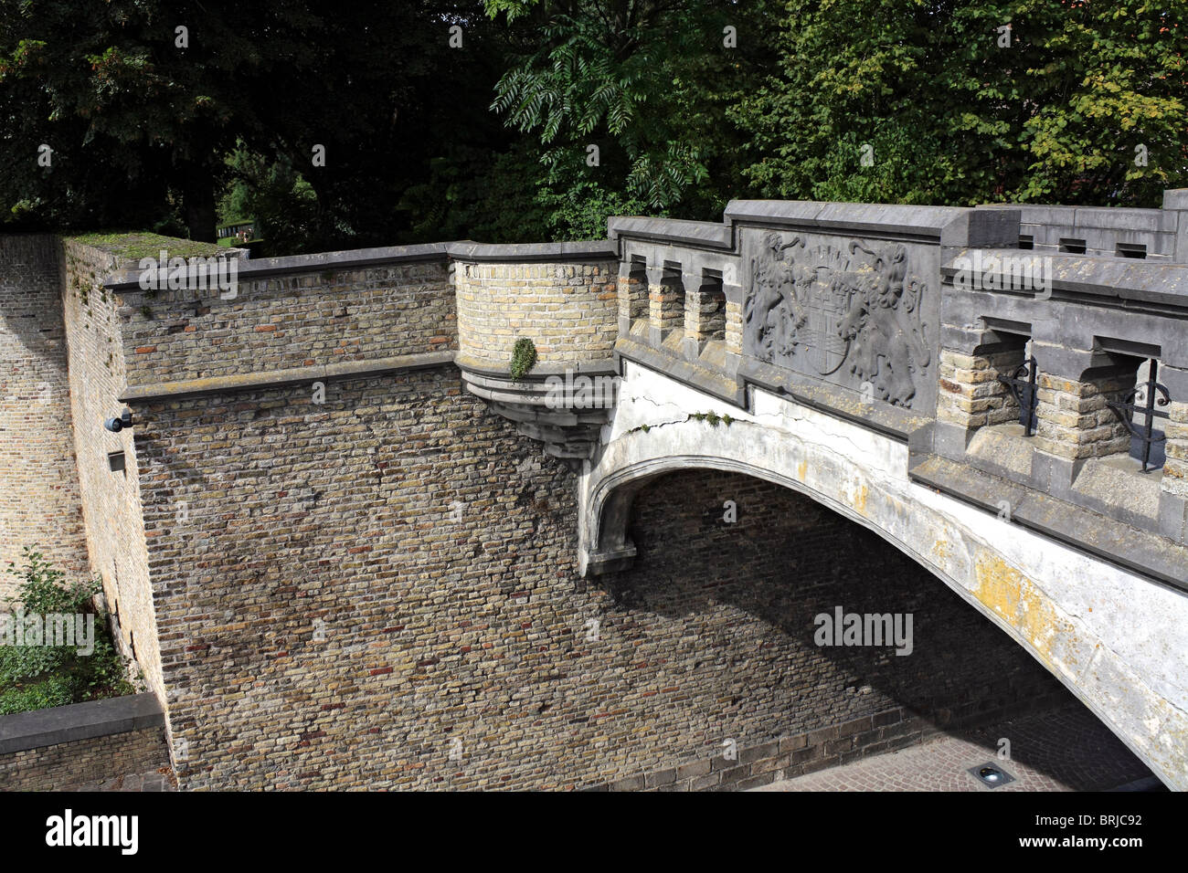 The Ramparts and Moat Fortifications around the town of Ypres (Ieper ...