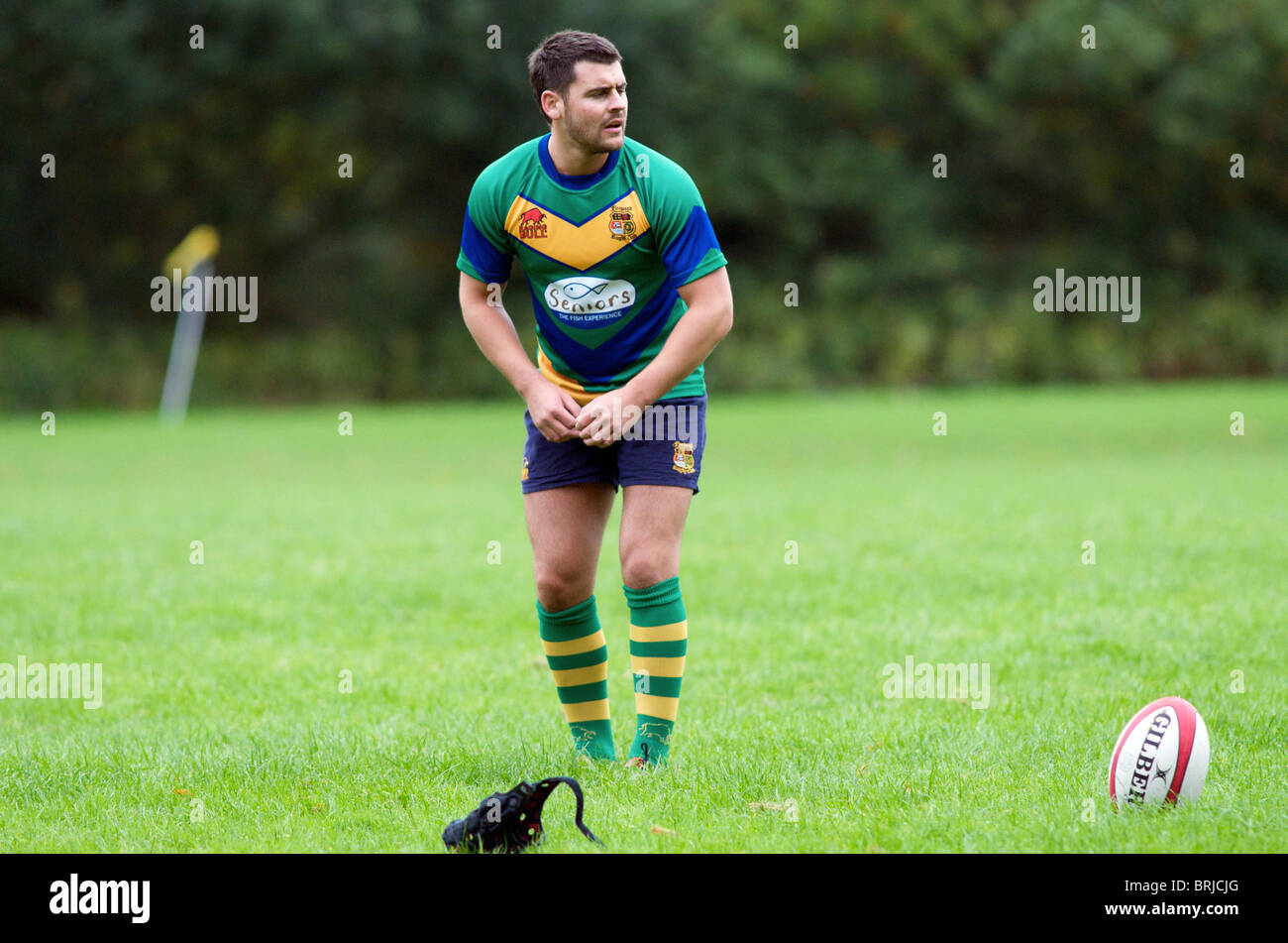 Rugby kick conversion hi-res stock photography and images - Alamy