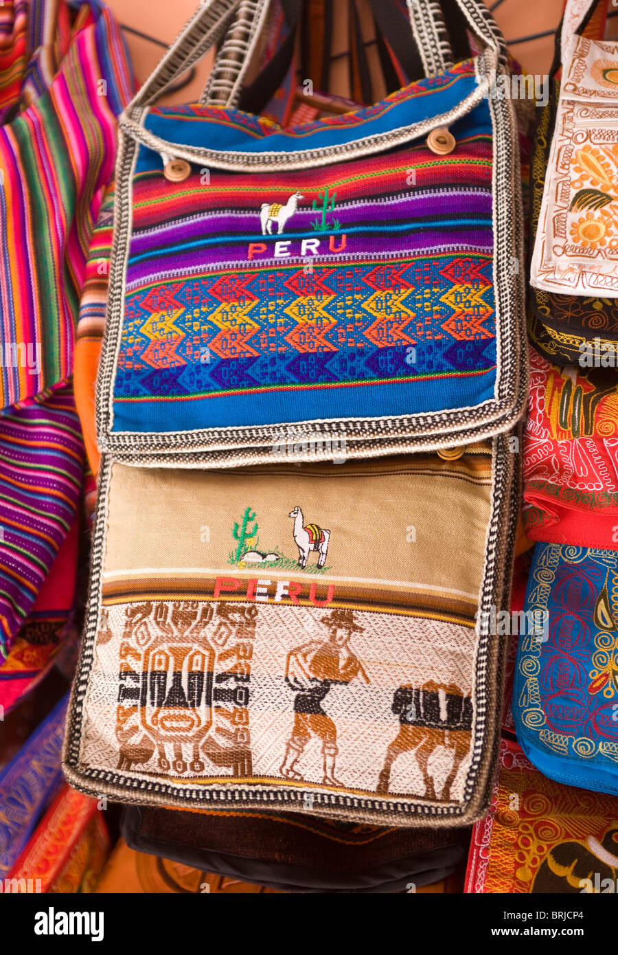 Souvenir Shop Display Lima Peru Stock Photo - Alamy