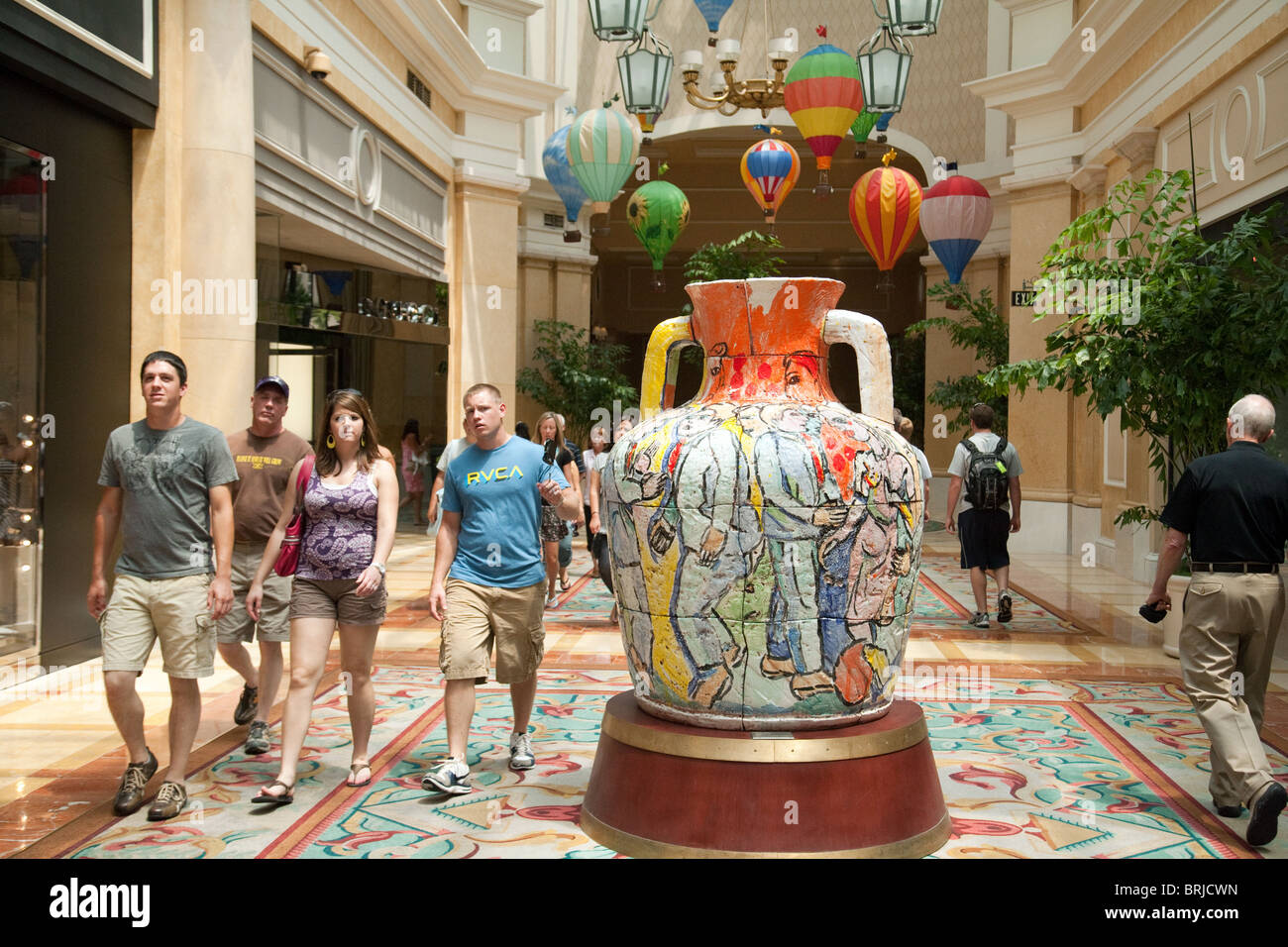 Inside Bellagio Hotel