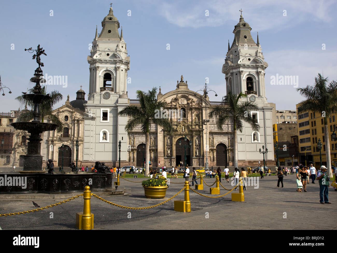 Basilica cathedral of lima hi-res stock photography and images - Alamy