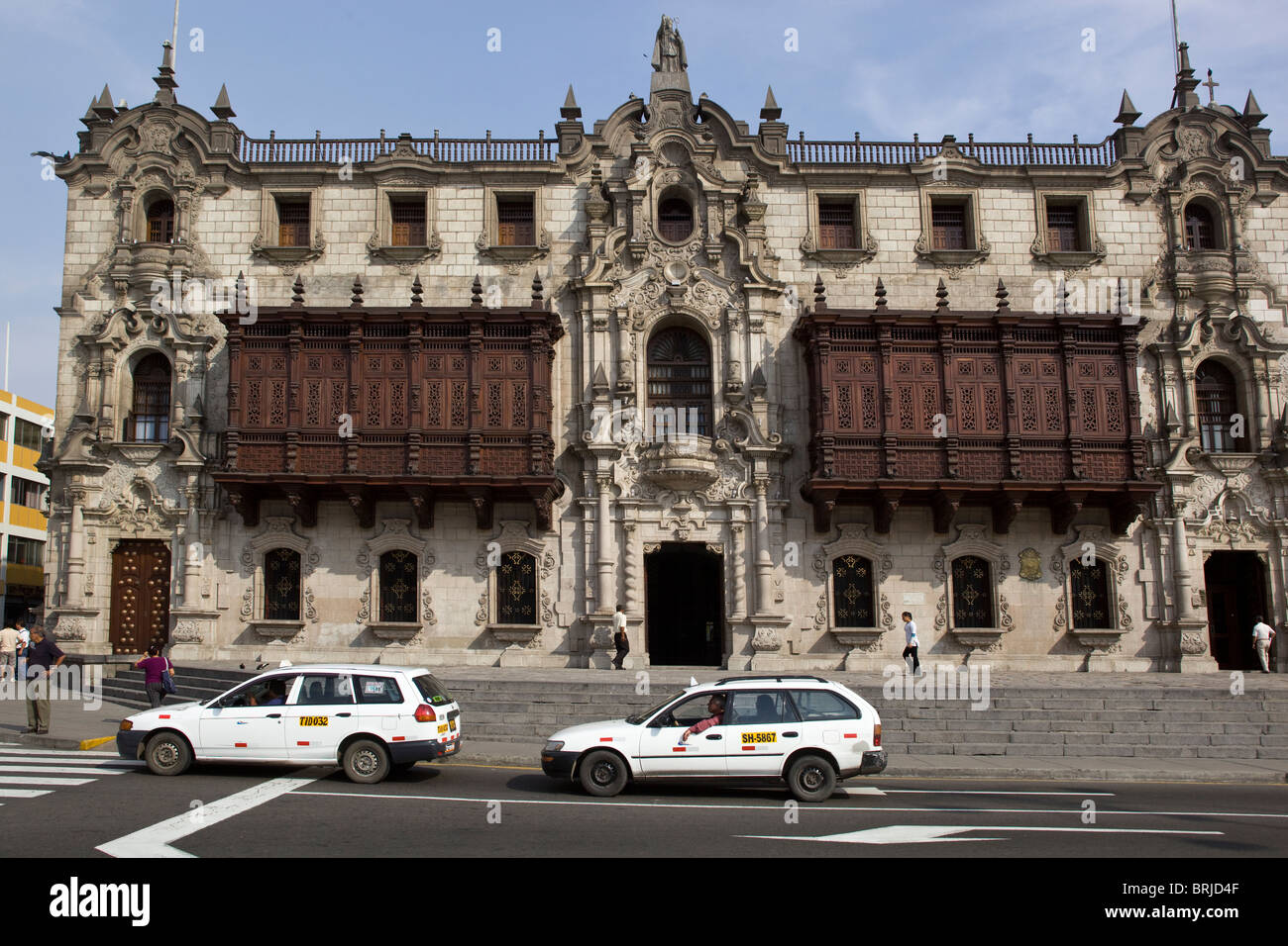 The Archbishop's Palace Lima Peru Stock Photo - Alamy