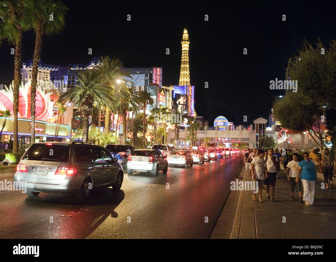 The Strip, Las Vegas at night, Las Vegas, Nevada USA Stock Photo - Alamy
