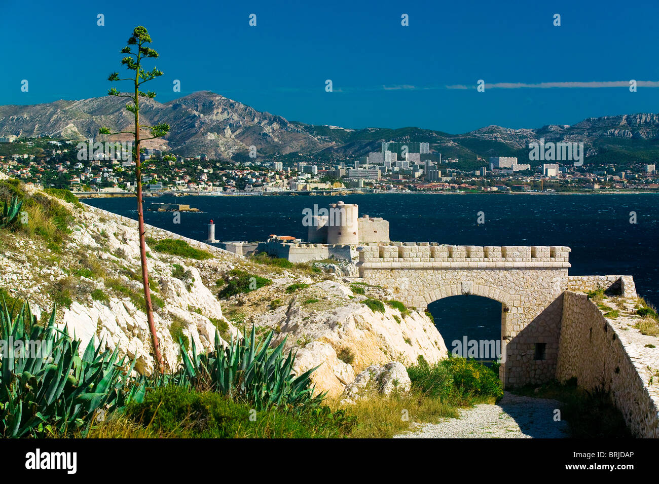 MARSEILLE FROM THE FRIOUL ISLANDS, PROVENCE, FRANCE Stock Photo - Alamy