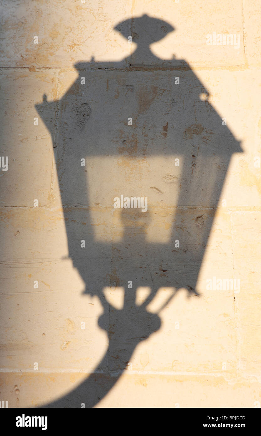 Shadow of lamp Stock Photo - Alamy