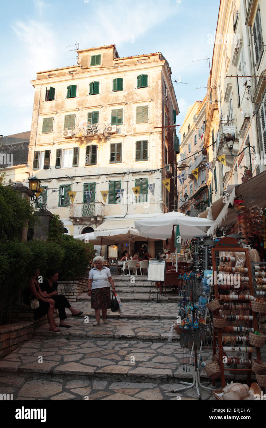 Old Town Corfu Stock Photo - Alamy