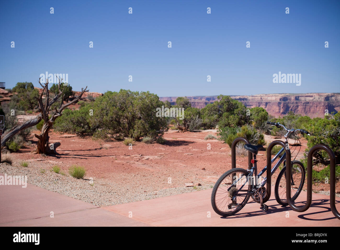 Cycle rack utah desert Stock Photo - Alamy