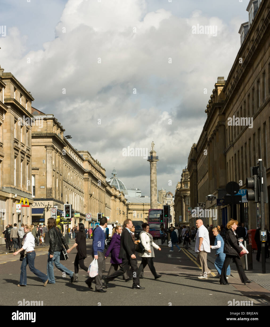 Statue in newcastle city centre hi-res stock photography and images - Alamy