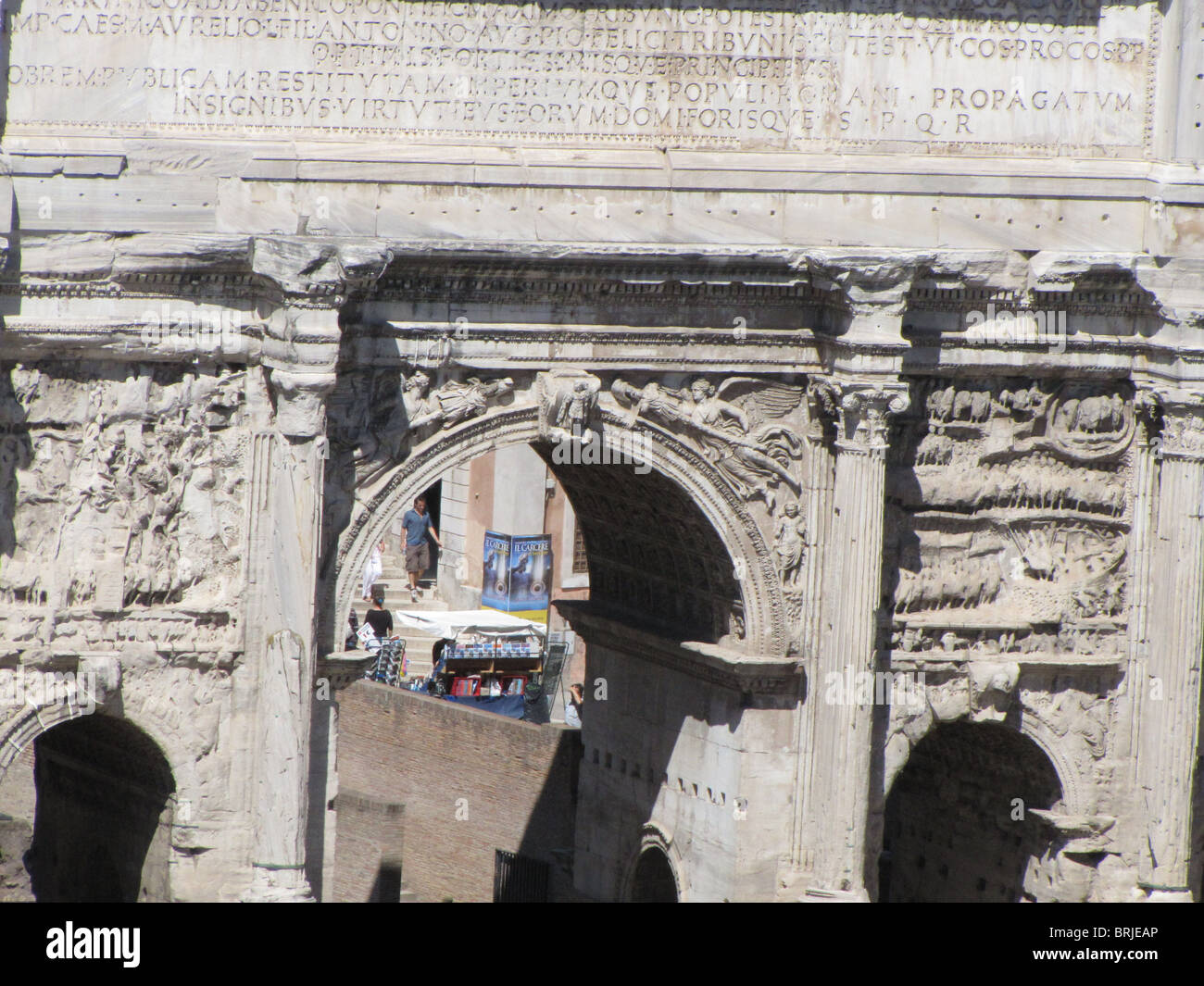 Italy, Rome, forum from Palatino hill Stock Photo - Alamy