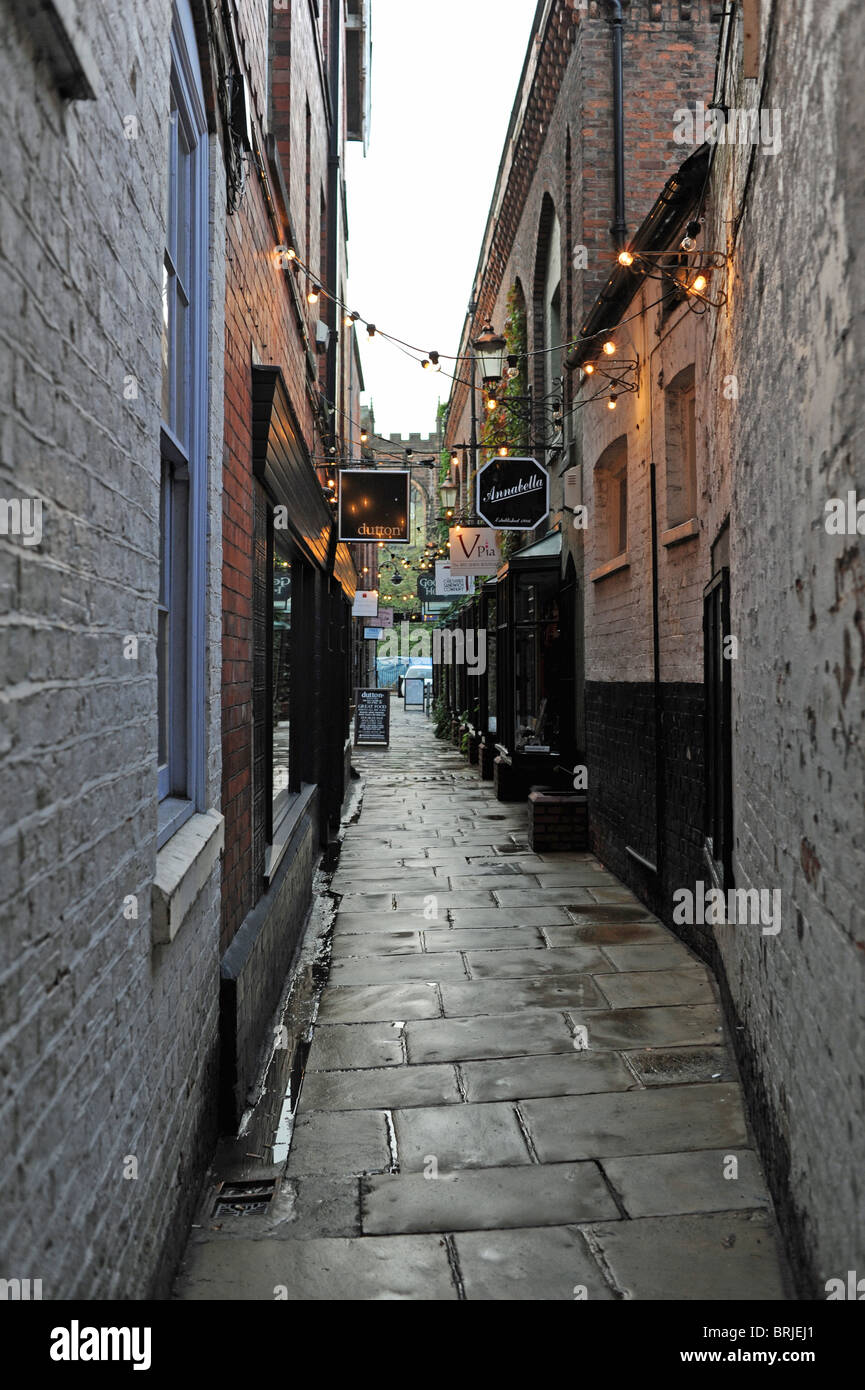 The Medieval Godstall Lane in Chester city centre UK Stock Photo - Alamy